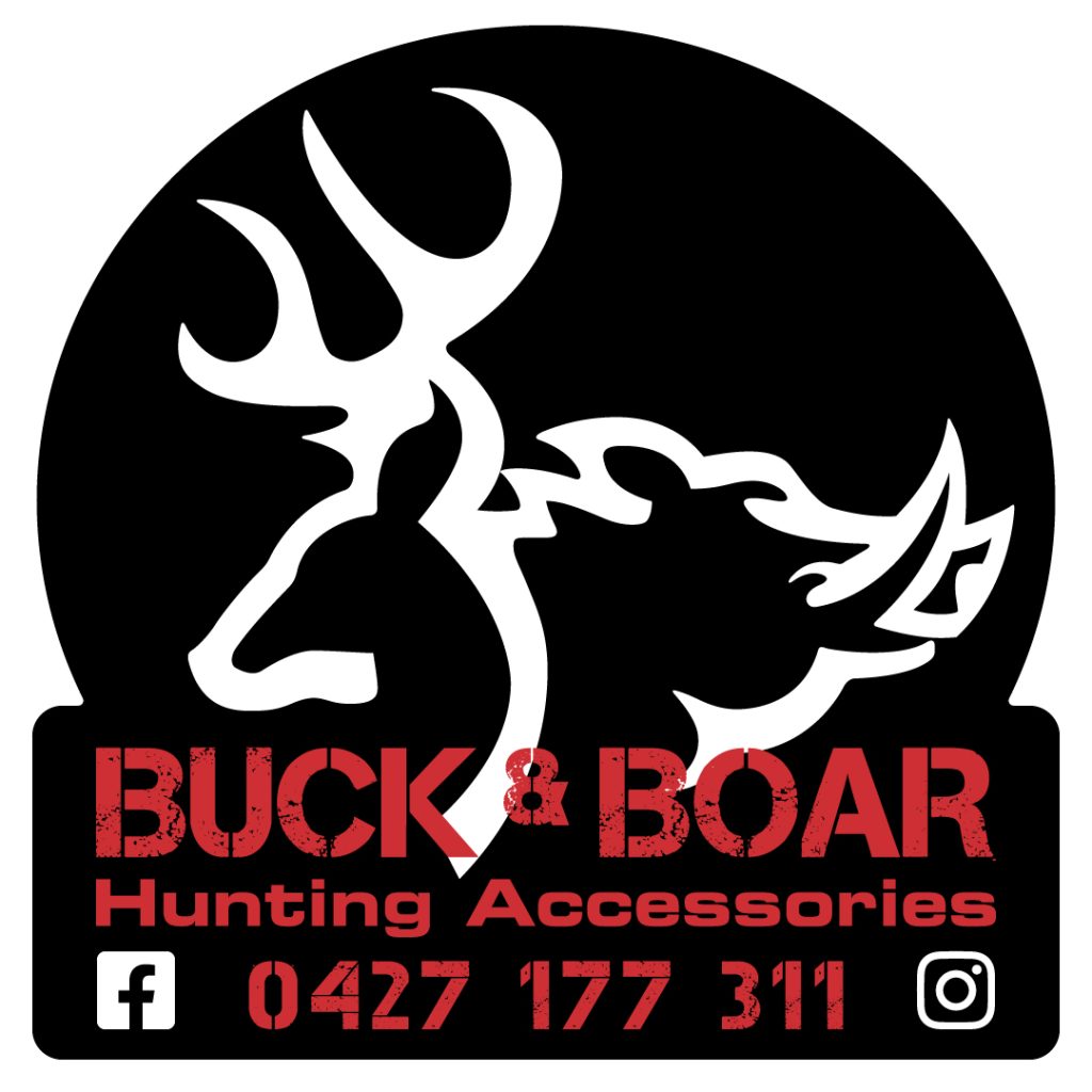 Large Buck & Boar Sticker - Buck and Boar
